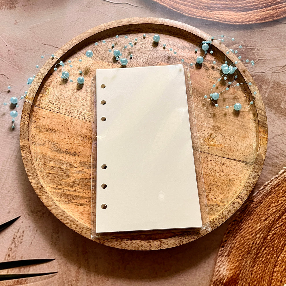A6 Transparent PVC Shell Daisy Loose-Leaf Binder Journal – Team Black Store